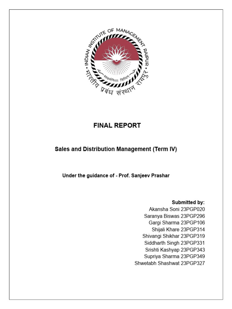 Final Report SDM Group 2 | PDF | Recruitment | Human Resources