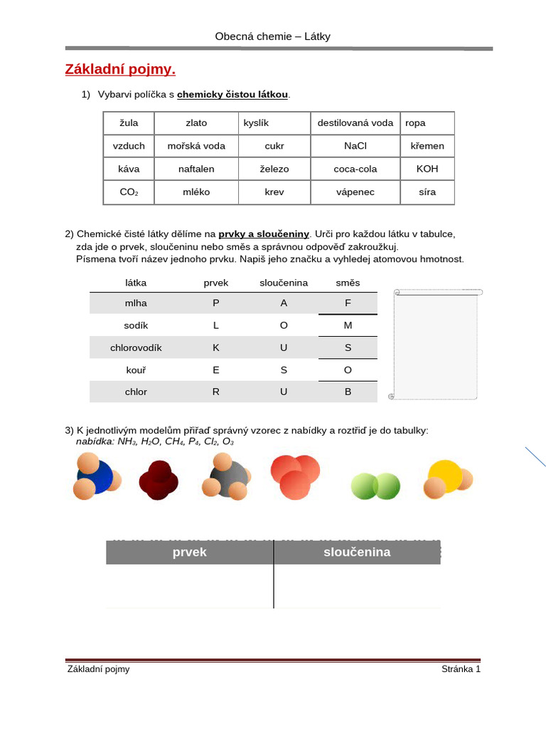 1.1 Základní Pojmy | PDF