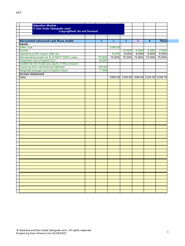 Blank v03 03 DCF Practice | PDF
