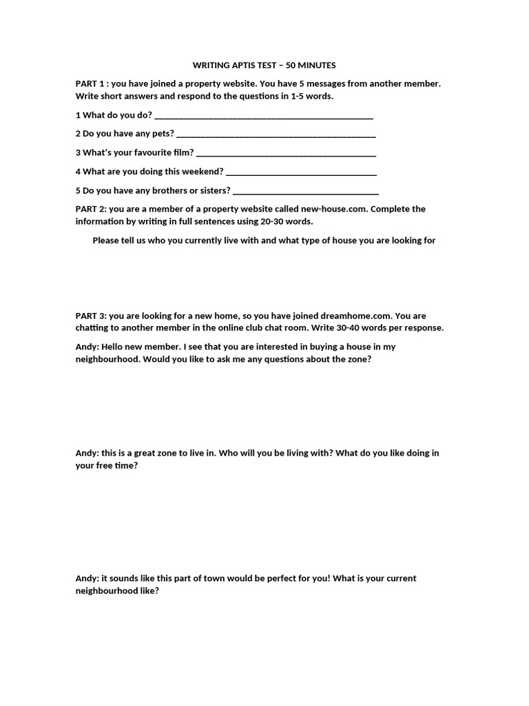 Writing Property Website | PDF