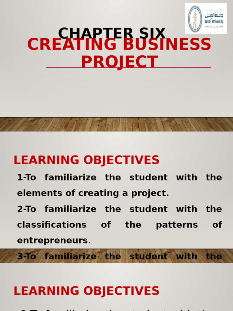 Chapter 6 - Creating Business Project - V7 | PDF | Entrepreneurship ...