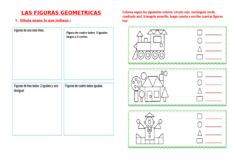Practica de Figuras Geometricas | PDF