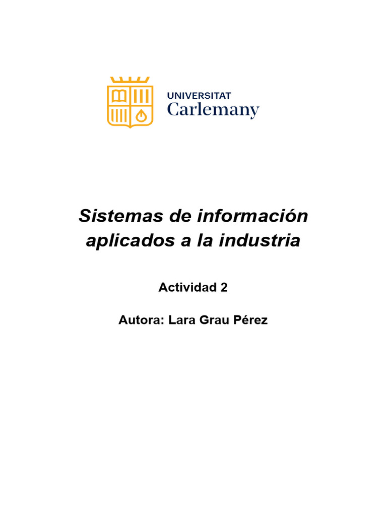 Lara Grau Actividad2 | PDF | Pequeñas y medianas empresas | Economias