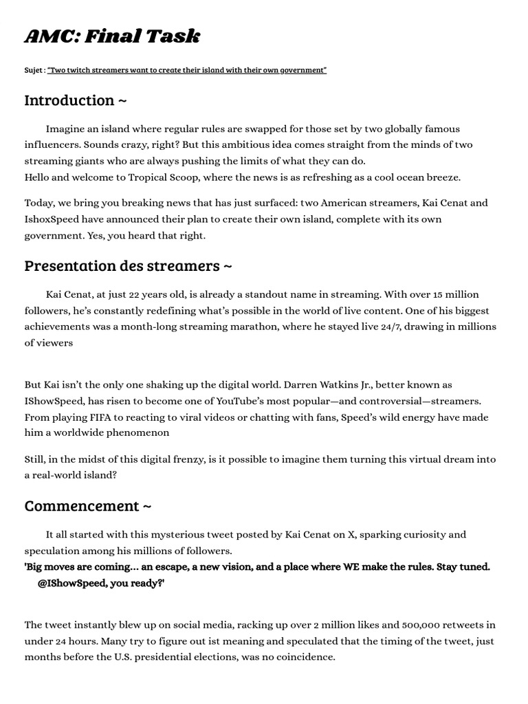 Copie de AMC Final Task (2) | PDF