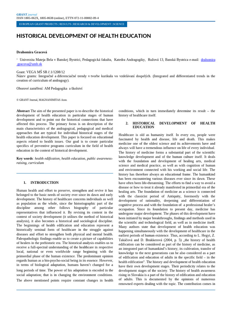 grant_journal | PDF | Medicine | Science