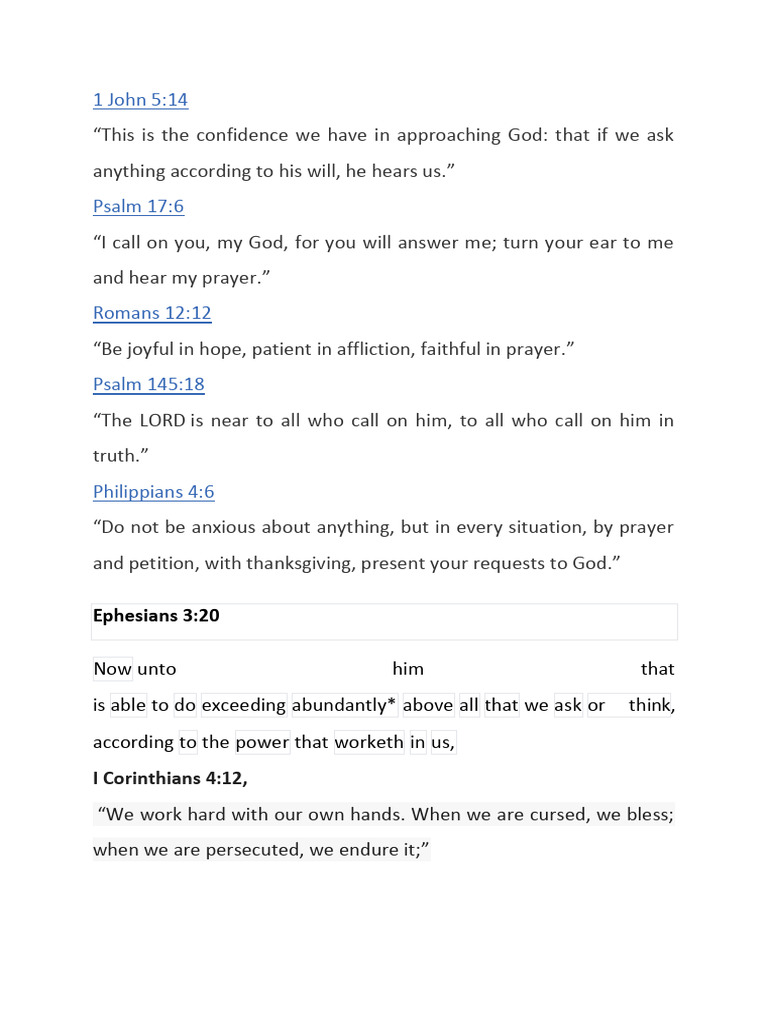 Job Prayers-12 October 2024 | PDF | Jesus | Religious Belief And Doctrine