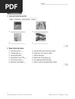 Beehive 2 Unit 3 Test | PDF | Zoology