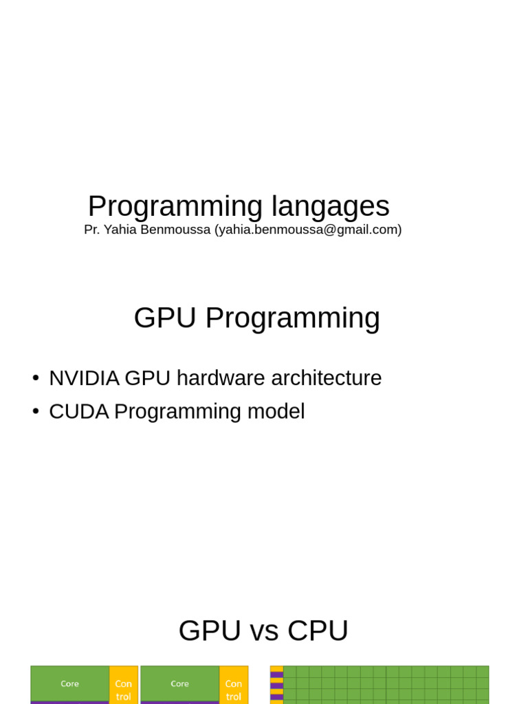 course-7 | PDF | Graphics Processing Unit | Parallel Computing