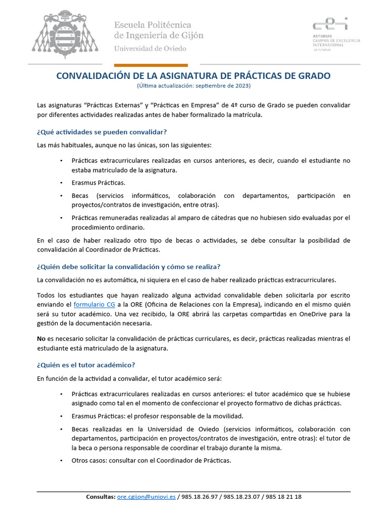 Convalidacion | PDF