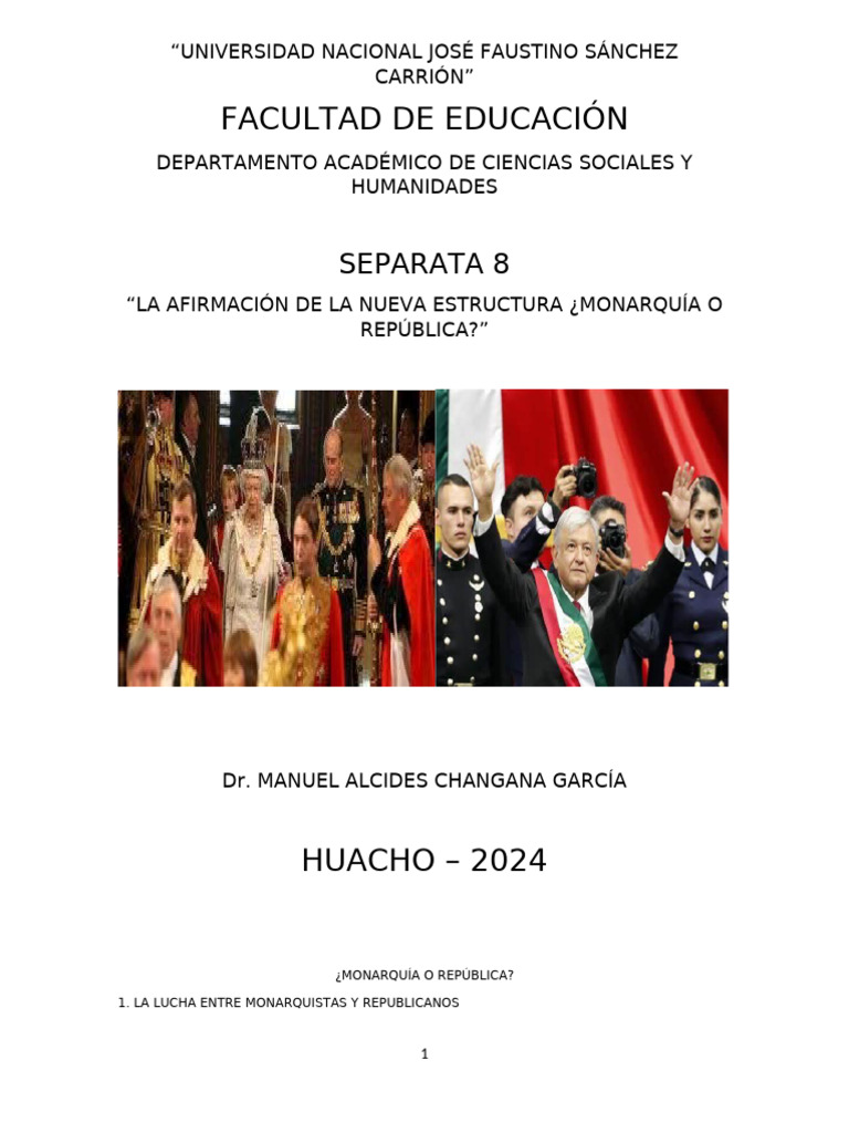 SEPARATA 8 - PENSAMIENTO | PDF | Perú