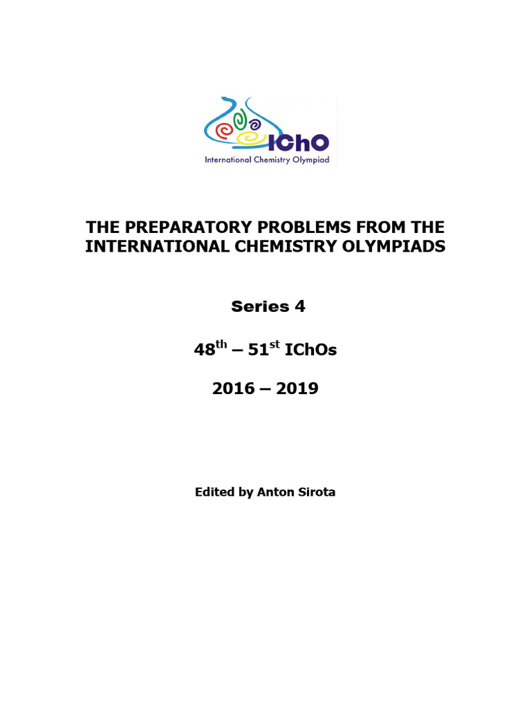 Preface Prep. Problems Icho Series 4 | PDF