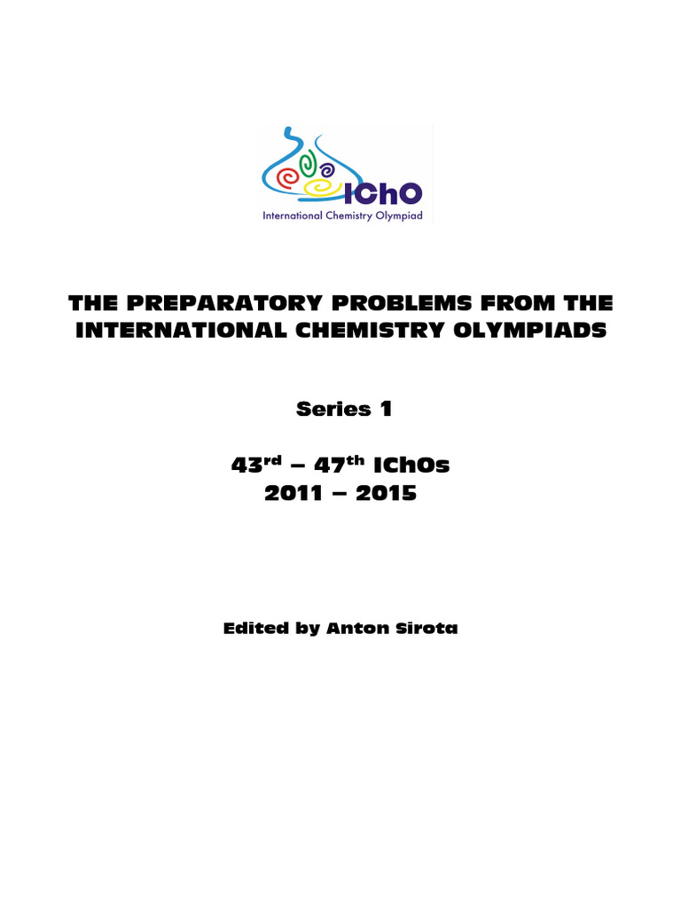 Preface Prep. Problems Icho Series 1 | PDF