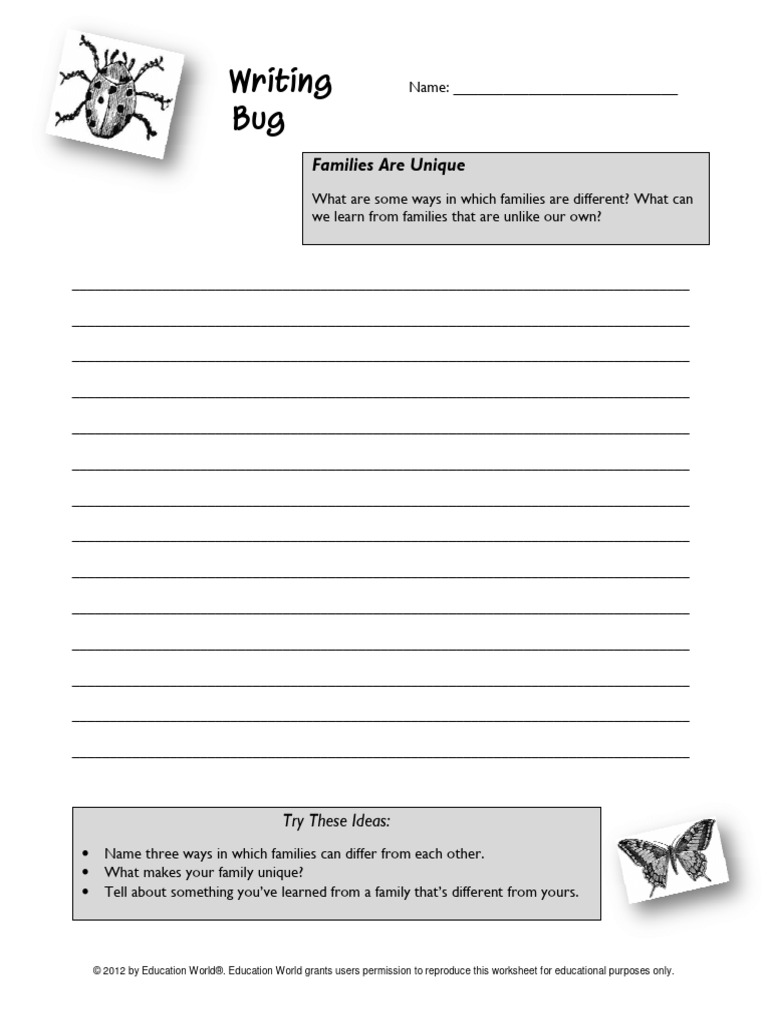 Writing Bug Unique Families | PDF