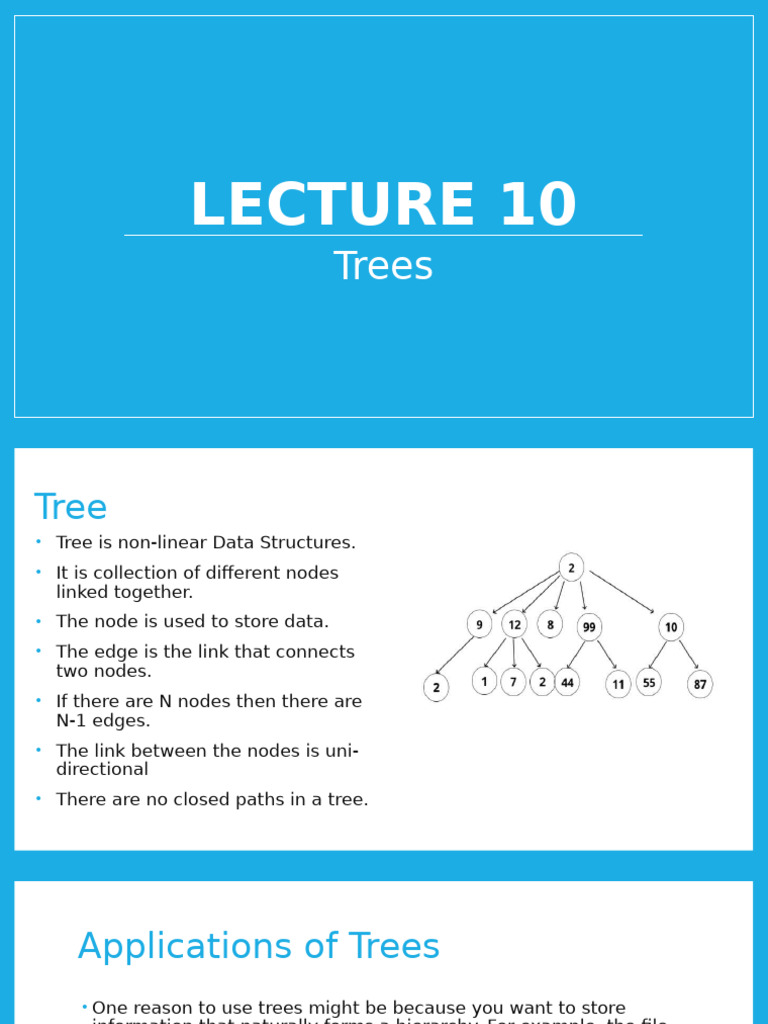Week 10 Trees | PDF