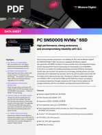 Data Sheet PC sn8000s Nvme SSD 202404 | PDF | Solid State Drive | Flash ...
