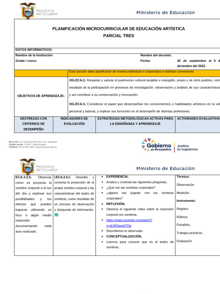 7mo - Micro - Eca | PDF | Evaluación | Aprendizaje