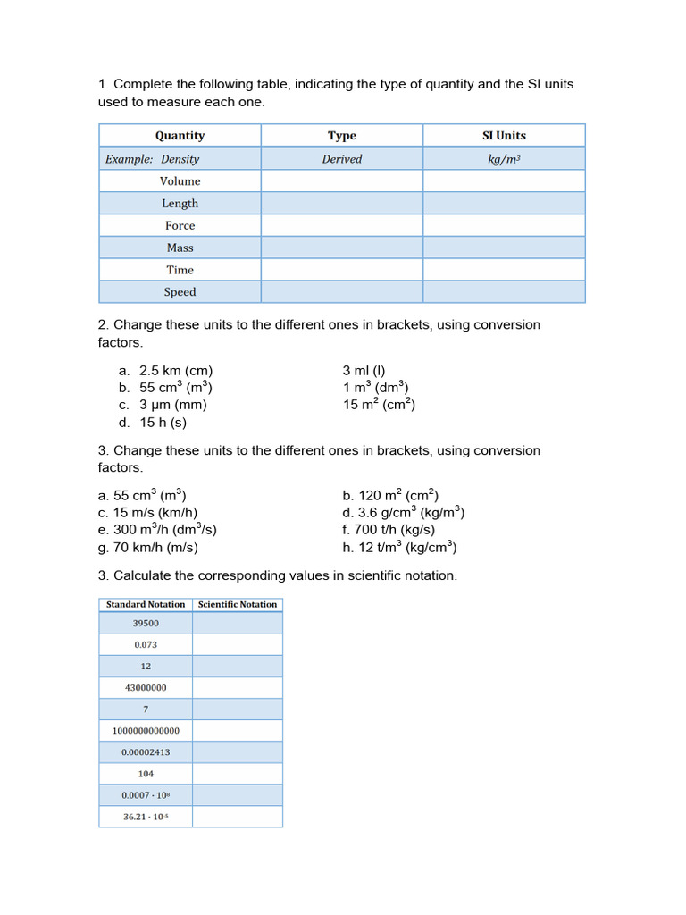 Conversion factors | PDF