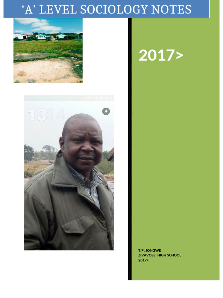 Sociology Notes | PDF | Sociology | Max Weber