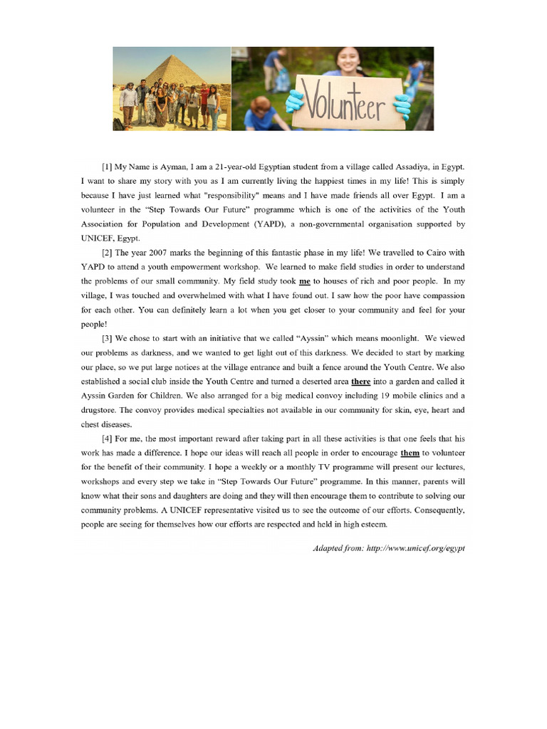 2 BAC Reading text Unit 5 | PDF