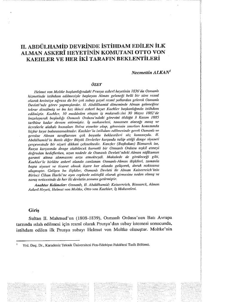 II. ABD__LHAM__D DEVR__NDE __ST__HDAM ED__LEN __LK ALMAN ASKER__ HEYET ...