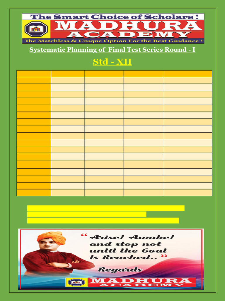Systematic Planning of FTS-1 (XII) | PDF