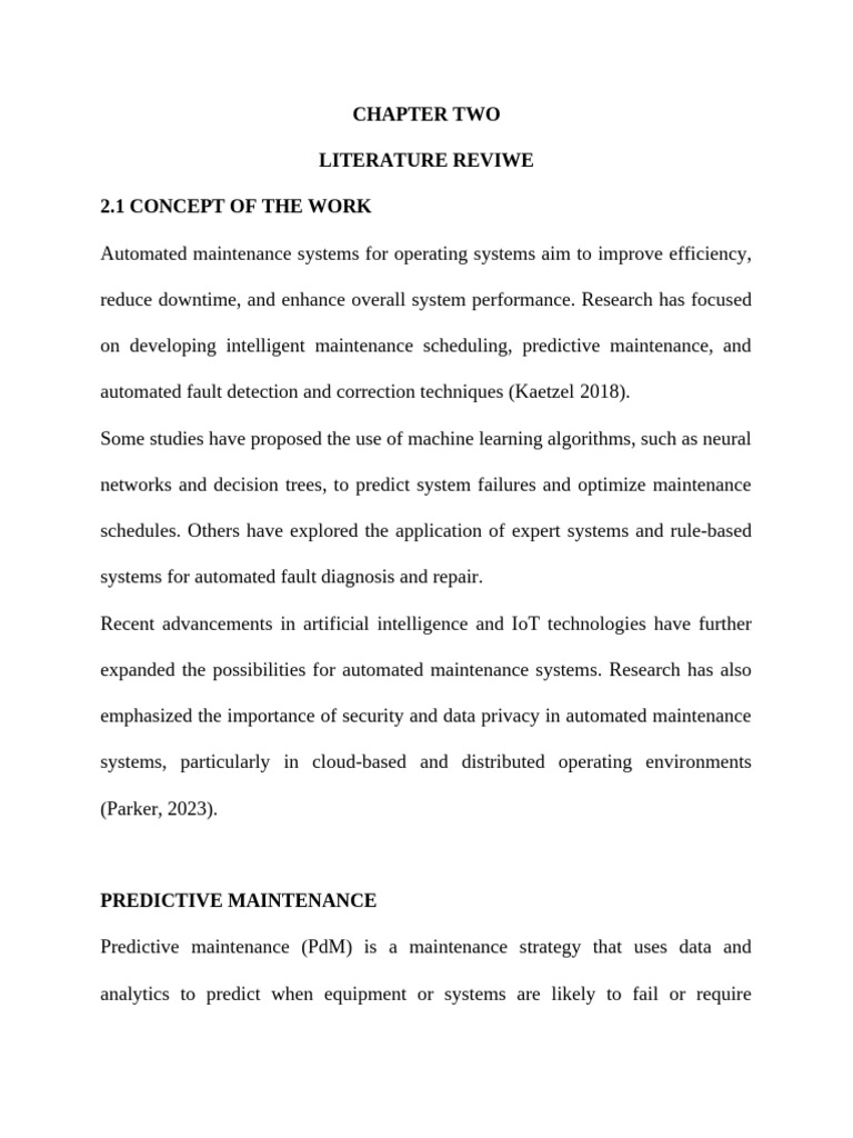 Admin Chapter 2 TWO | PDF | Operating System | Machine Learning