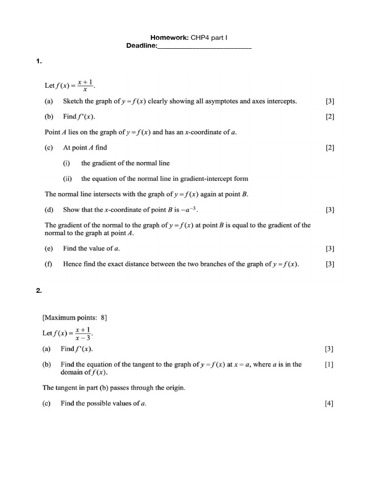 HW CHP4 Part I | PDF