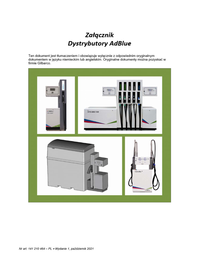 Dystrybutory AdBlue | PDF
