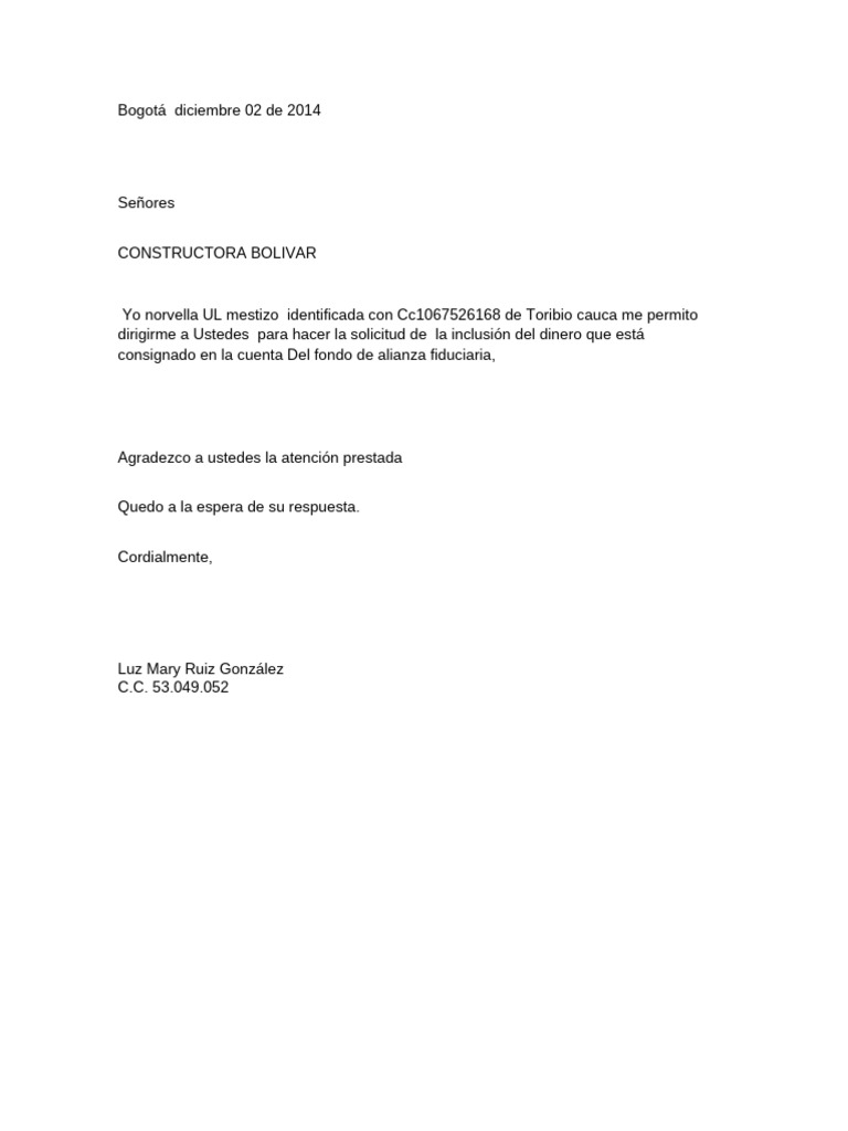 Carta Constructora | PDF