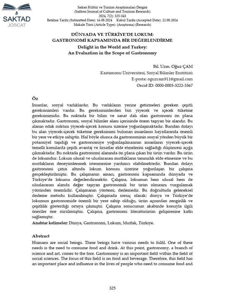 D__NYADA VE T__RK__YE___DE LOKUM_ GASTRONOM__ KAPSAMINDA B__R DE__ERLEND__RME[#1534659]-4151456 ...