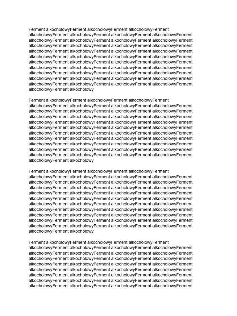 Fermentacja | PDF