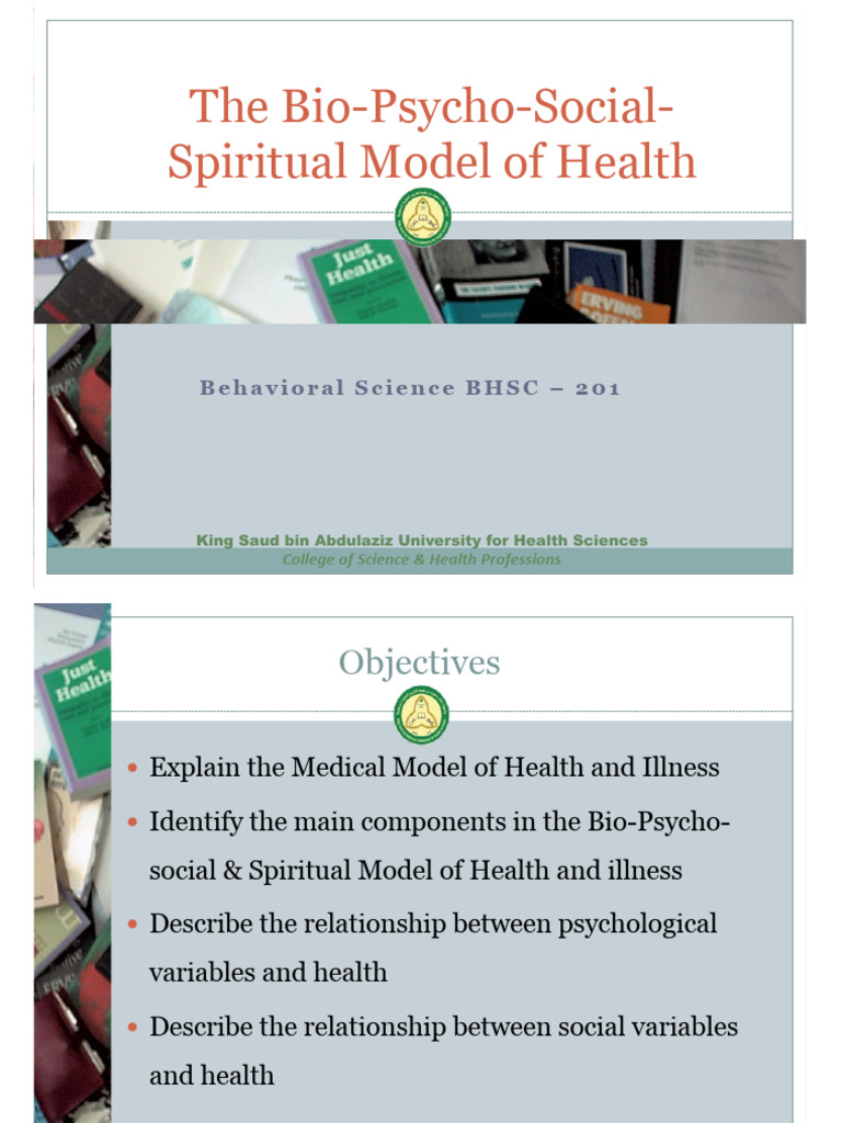 Lecture 1 Biopsychosocial Model | PDF | Psychology | Stress (Biology)