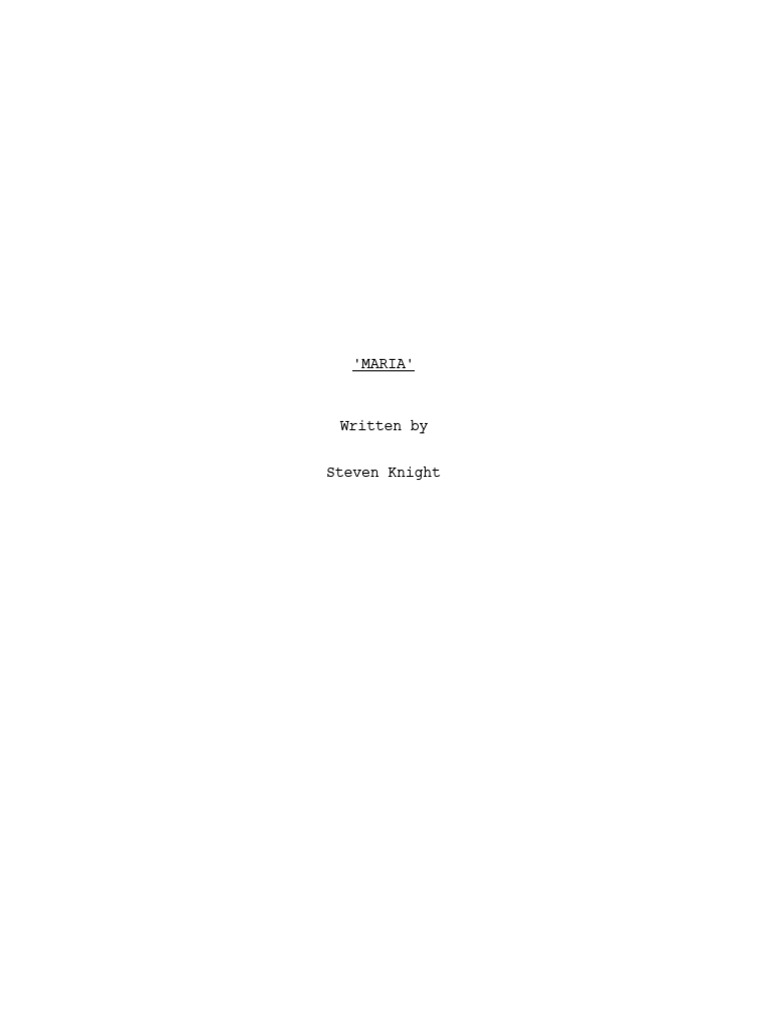 maria-read-the-screenplay | PDF | Opera