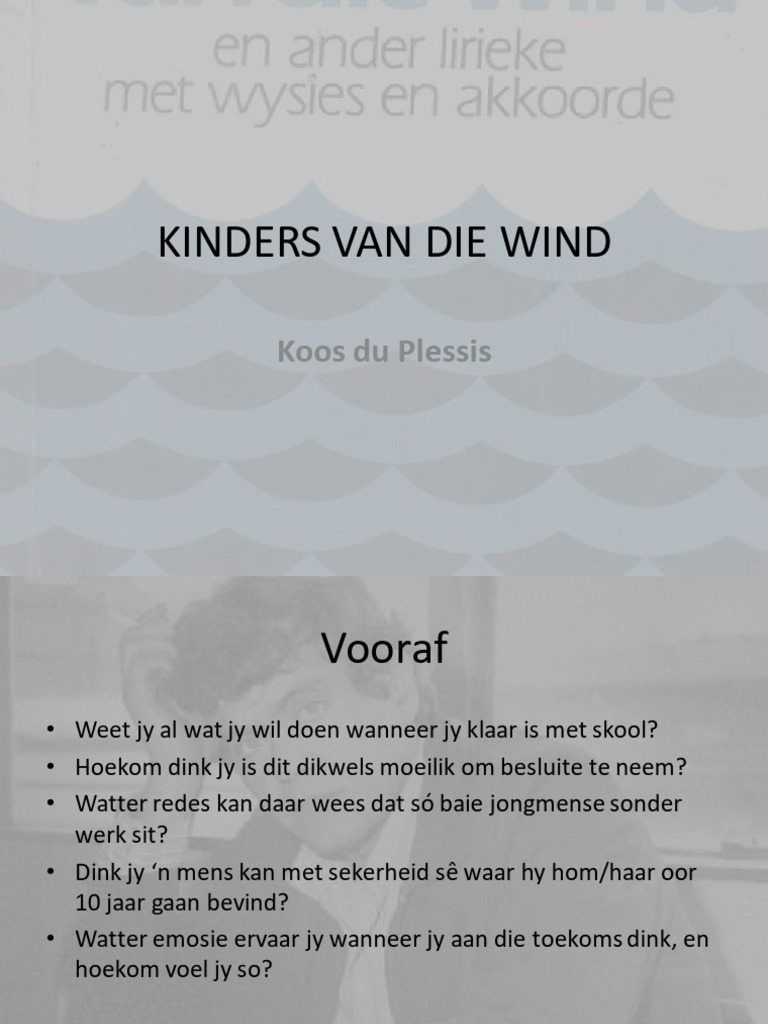 Kinders Van Die Wind | PDF
