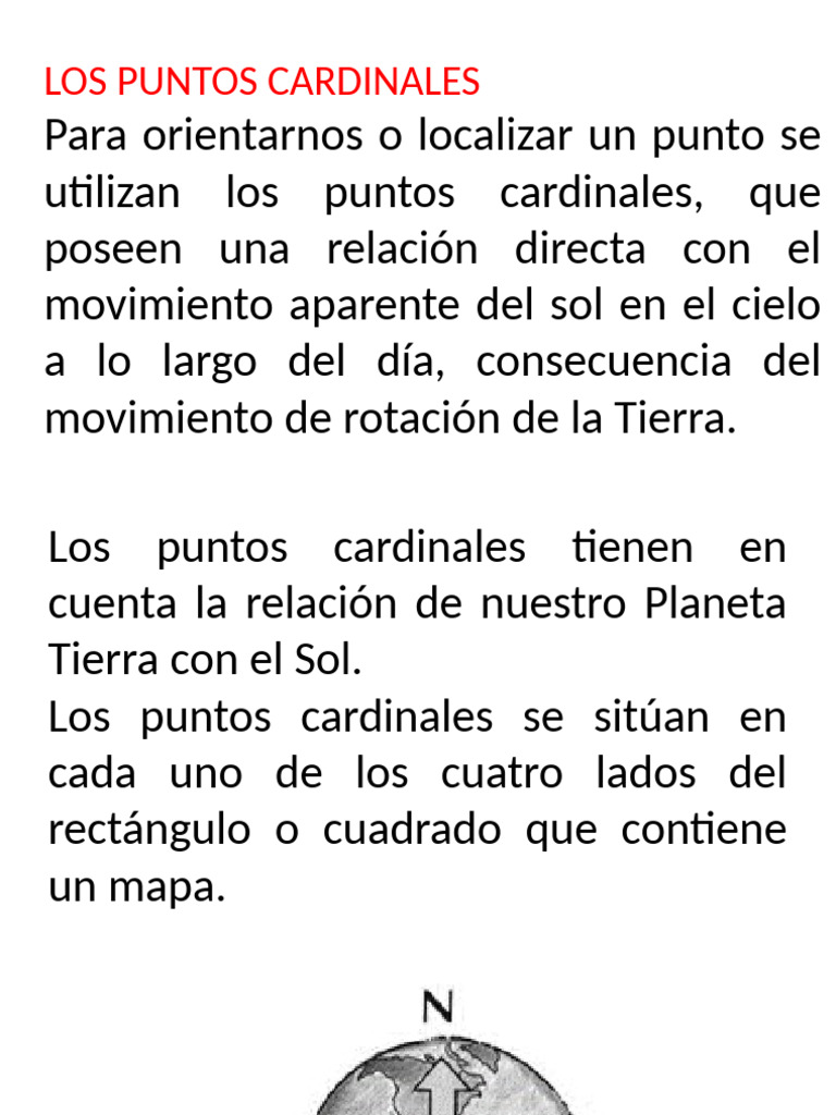 Cómo Ubicar los Puntos Cardinales | PDF
