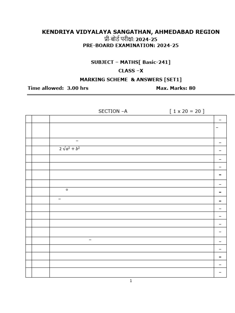 Maths Basic Ms PB 2024 25 Set 1 | PDF | Circle | Angle