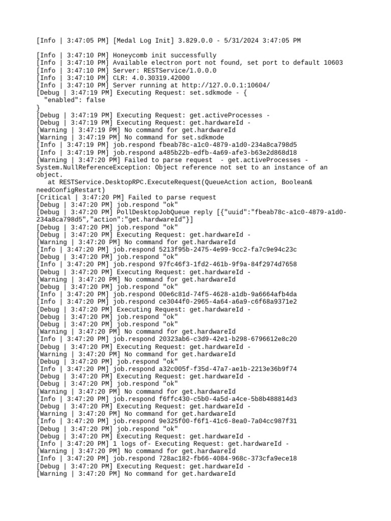 Medal Log Initialization Report | PDF | Keyboard Shortcut | Computer Engineering