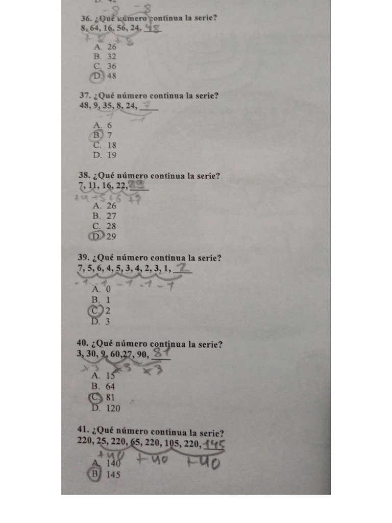 Renata Ramírez Taller Abstracto Sucesiones Aritméticas | PDF