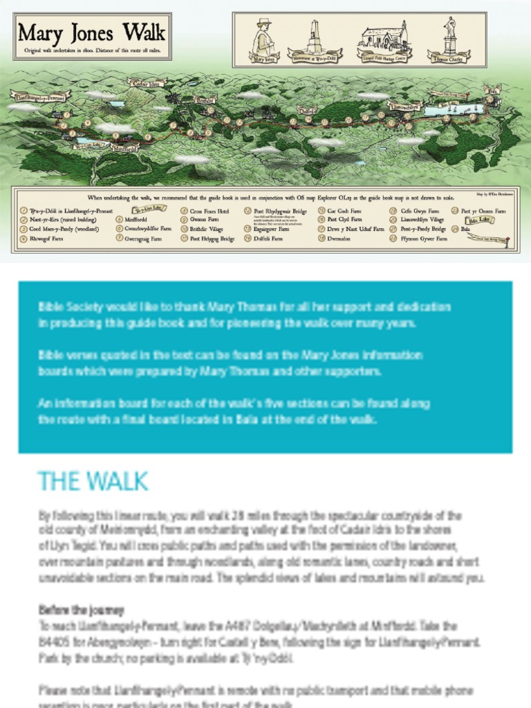MARY JONES WALK English Combined | PDF | Trail | Wales