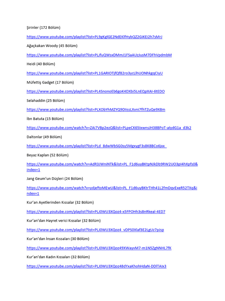 16 Fasih Arapca Cizgi Dizi Onerisi | PDF