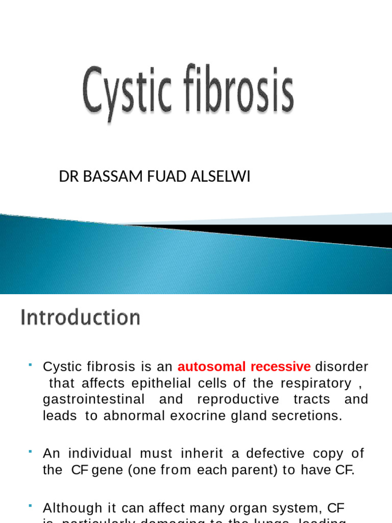Cysticfibrosis and PCD | PDF | Lung | Medical Specialties