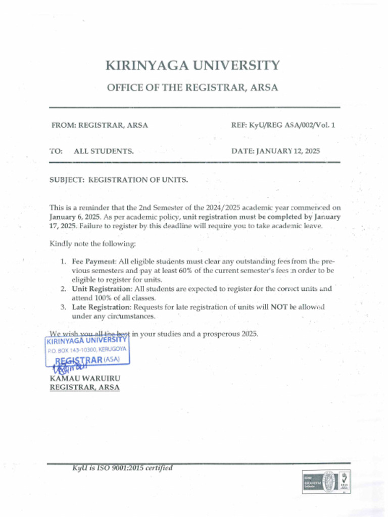 Registration of Units | PDF