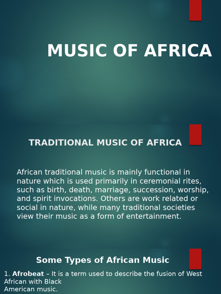 Lesson 1-2 Music of Africa Music of Latin America | PDF | Musical ...