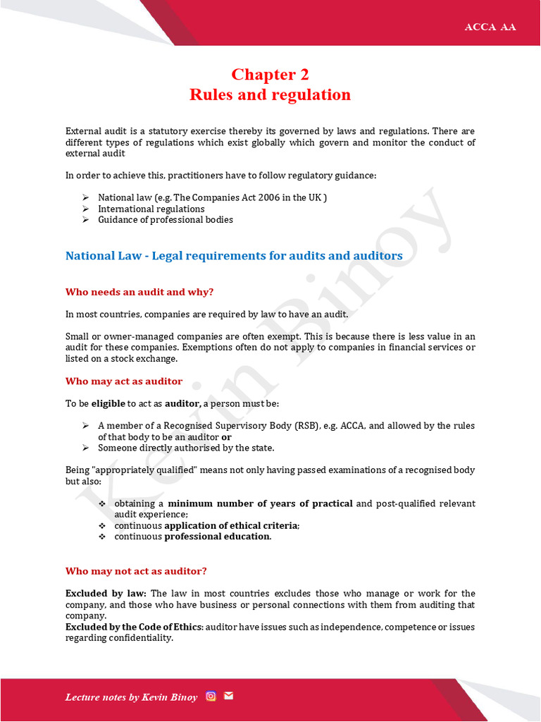 External Audit Regulations Overview | PDF | Audit | Accounting