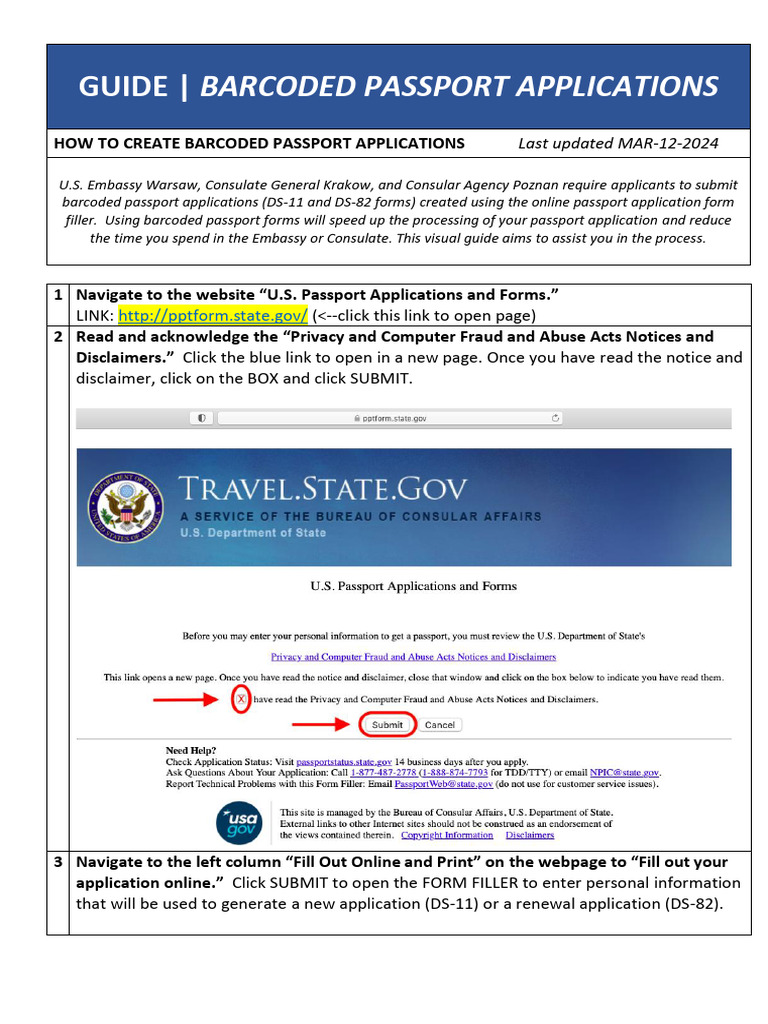 2024 03 12 Guide How To Create Passport Applications | PDF | Consul ...