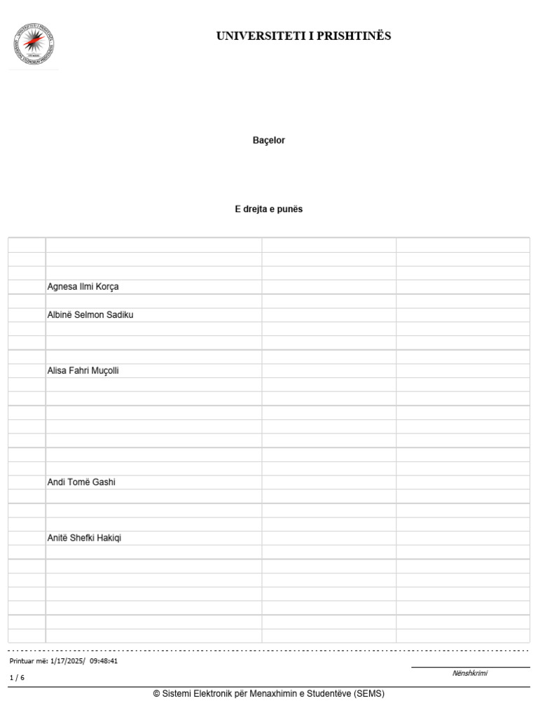 University of Prishtina: Universiteti I Prishtinës | PDF