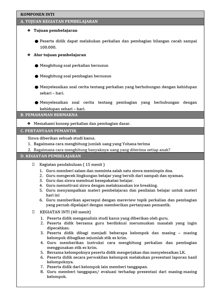 Modul Ajar Fase C | PDF