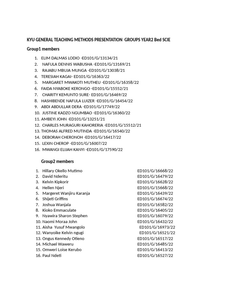 General Teaching Methods Groups-5 | PDF
