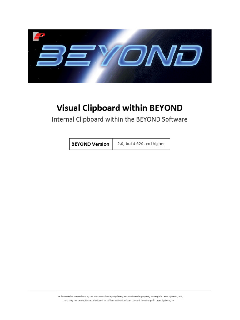 BEYOND Visual Clipboard | PDF