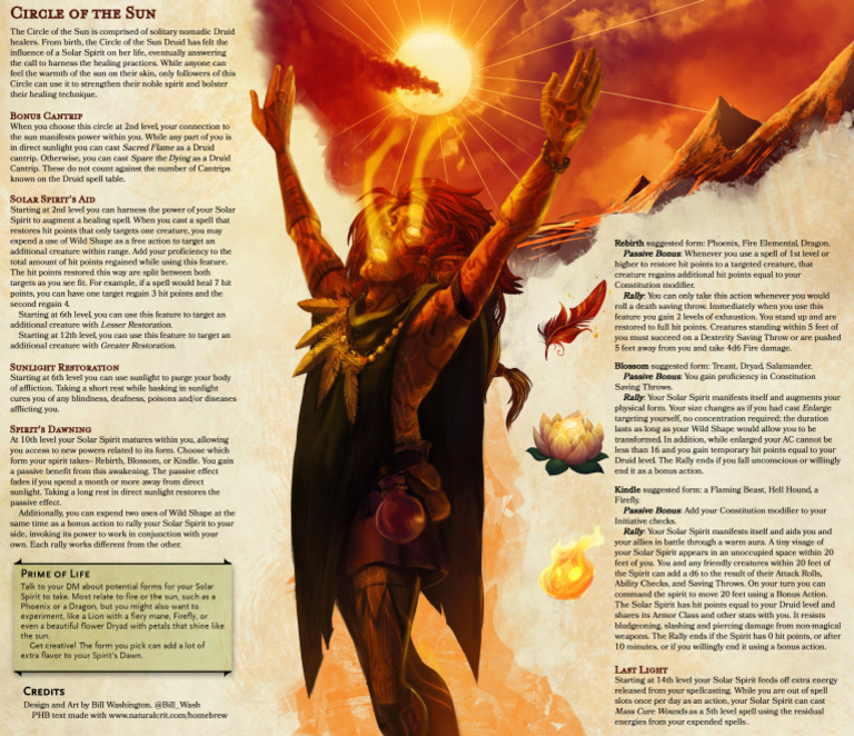 Sun Druid | PDF